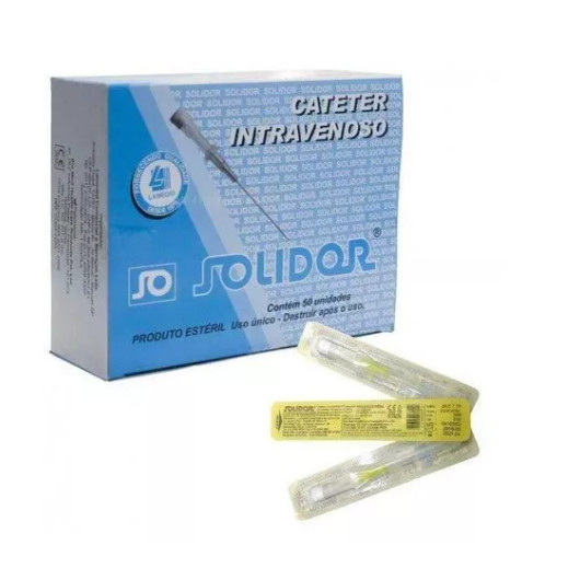 CATETER INTRAVENOSO PERIFERICO 14G C/ 5 UNIDADES - SOLIDOR | Shopee Brasil