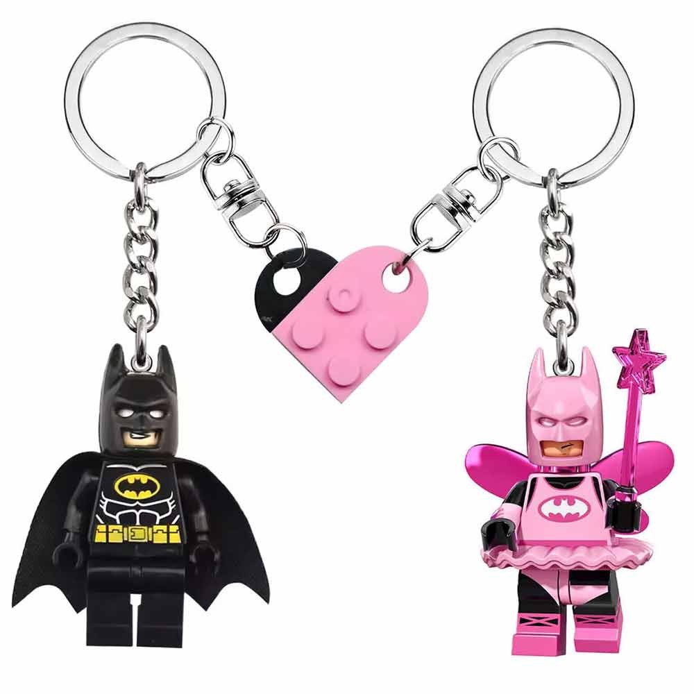 Cute Batman keychain couple backpack pendant | Shopee Brasil