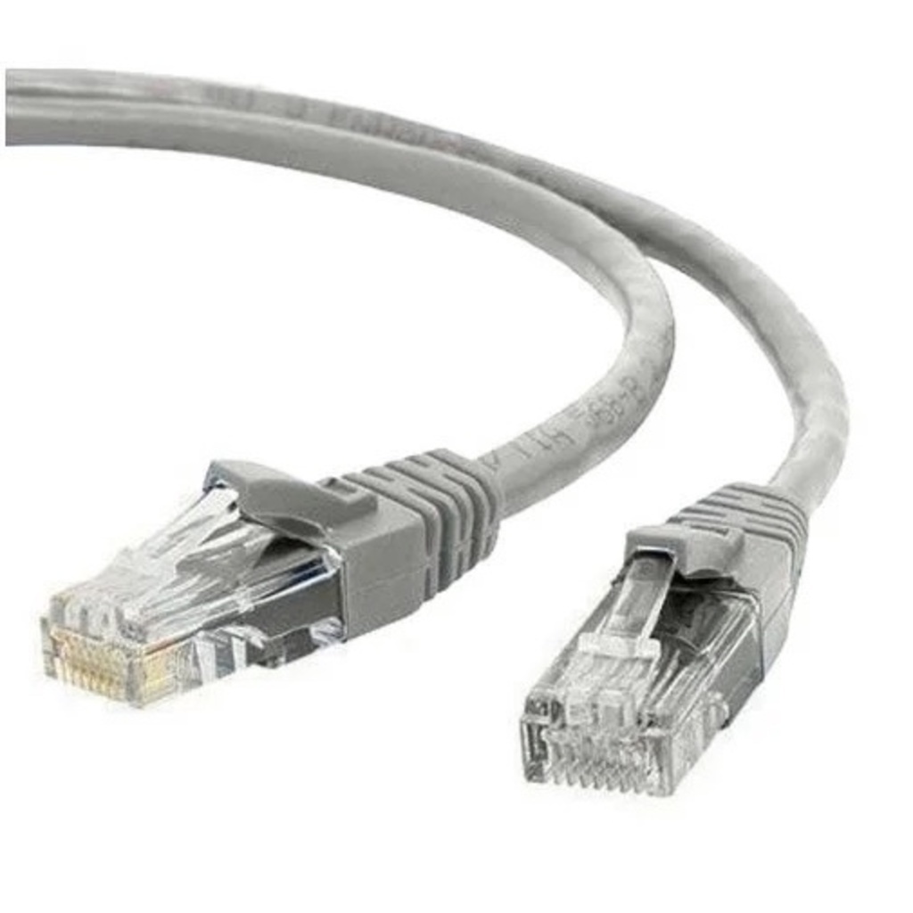 Cabo de Rede Cat 6 3 metros Cinza | Shopee Brasil