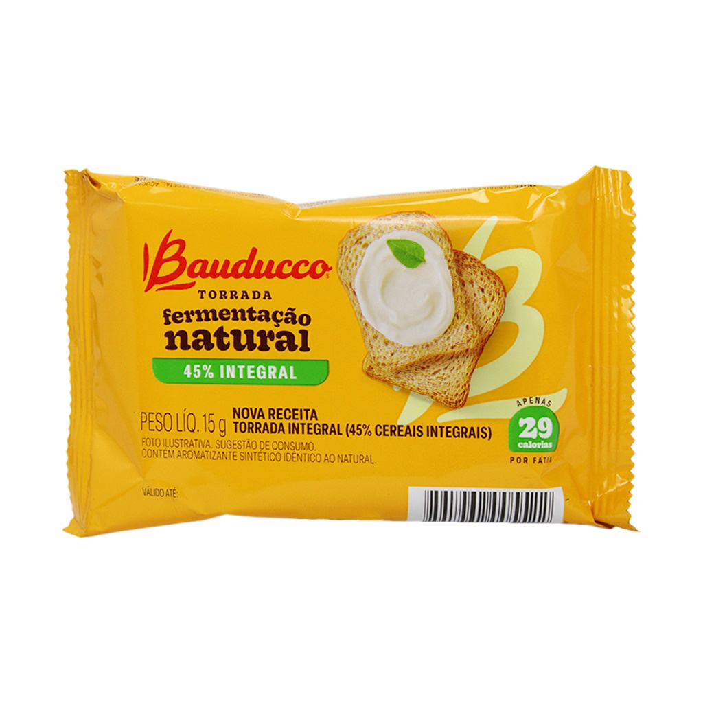 Torrada Integral Bauducco Emagrece Fitness Para Lanche Petisco - 25 ...