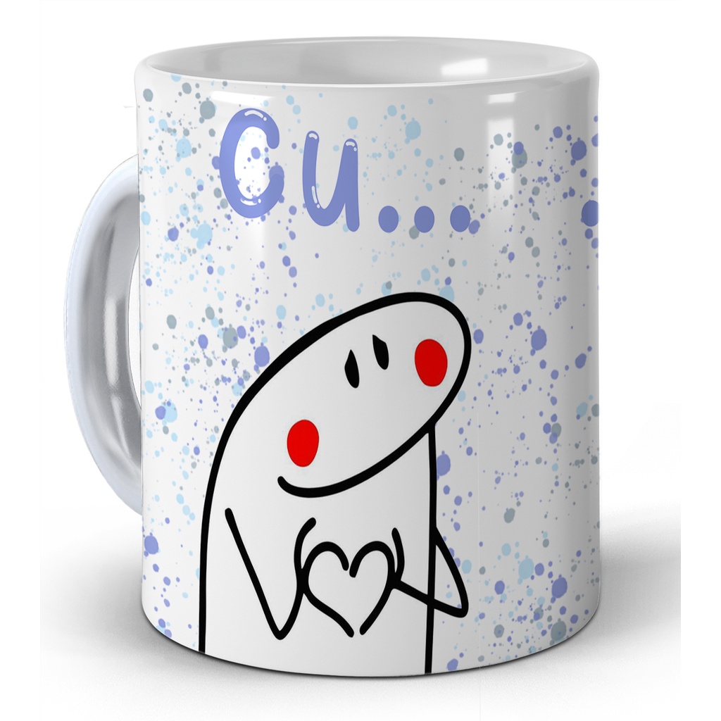 Caneca Branca - Meme Flork Cunhado, Você Merecia o mundo | Shopee Brasil