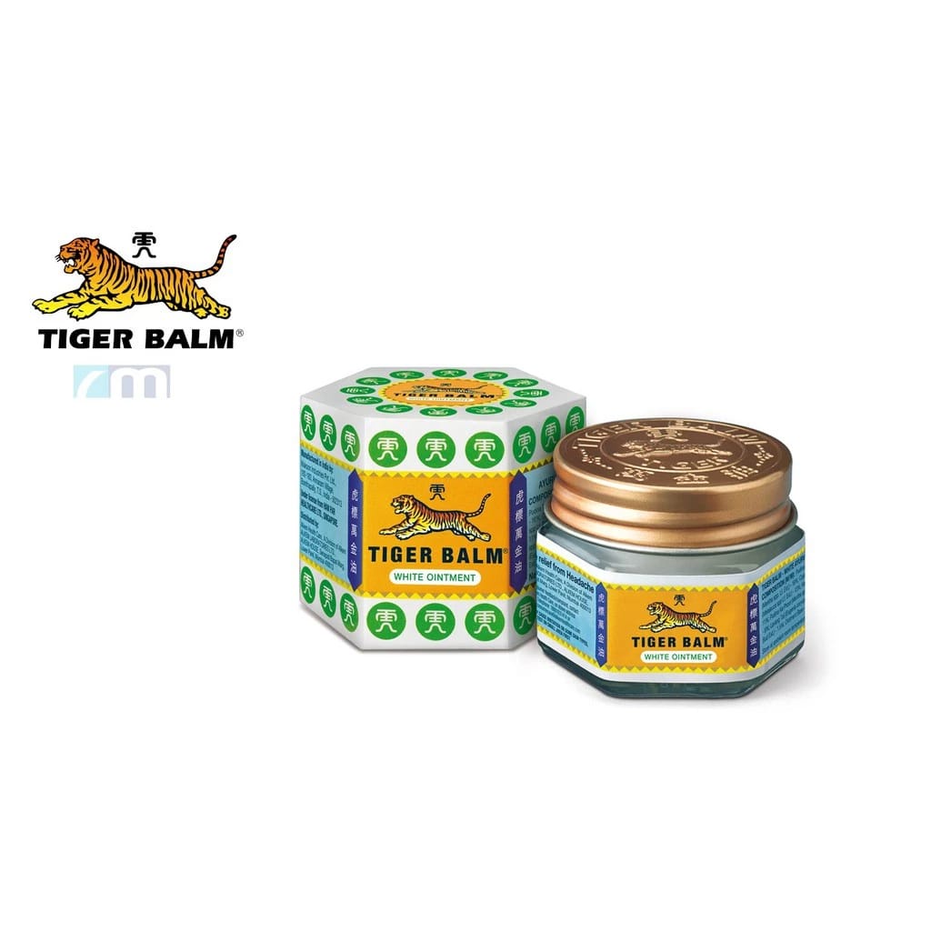 Pomada Tiger Balm White Branca Alivio Dores Balsamo do Tigre | Shopee ...