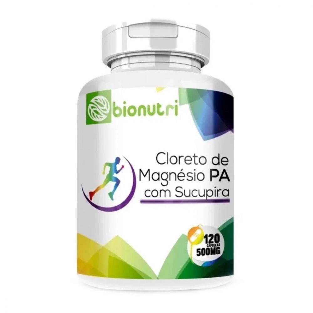 Bionutri Cloreto de Magnesio Pa com Sucupira 120 Caps 500mg | Shopee Brasil