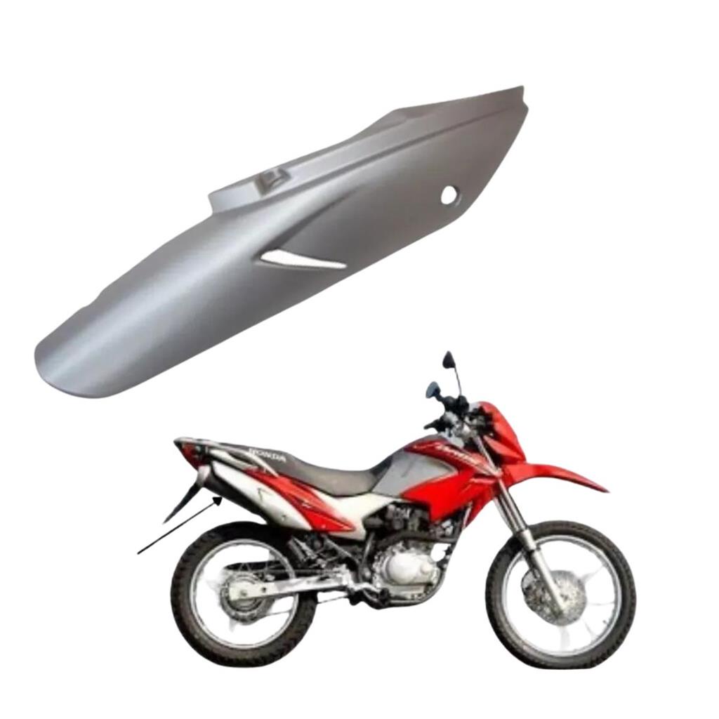 PROTETOR ESCAPAMENTO NXR BROS 150 092014 (PRATA/CINZA) | Shopee Brasil