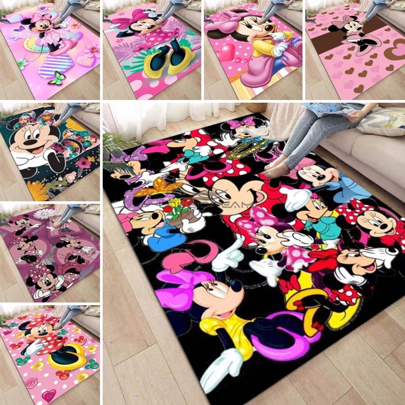 Limited Tempo promotion 】 Customizable Tamanho Mickey Minnie Tapete ...
