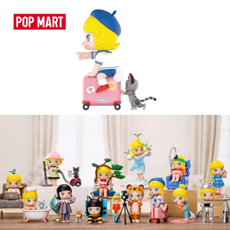 POPMART MOLLY A Boring Day With Molly series Cute Figure pop mart blind ...