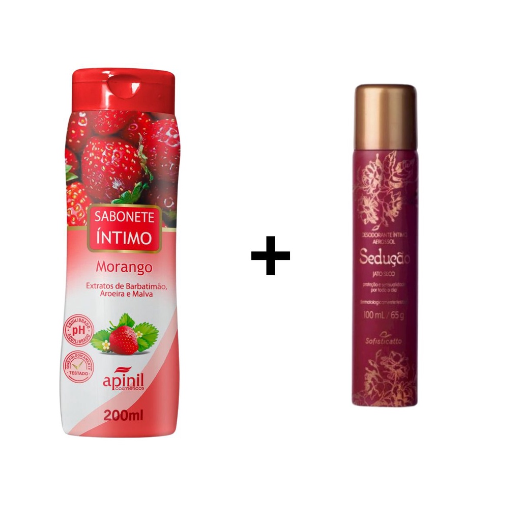 Kit Sabonete Intimo + Desodorante Intimo Aerossol - Sofisticatto | Shopee Brasil
