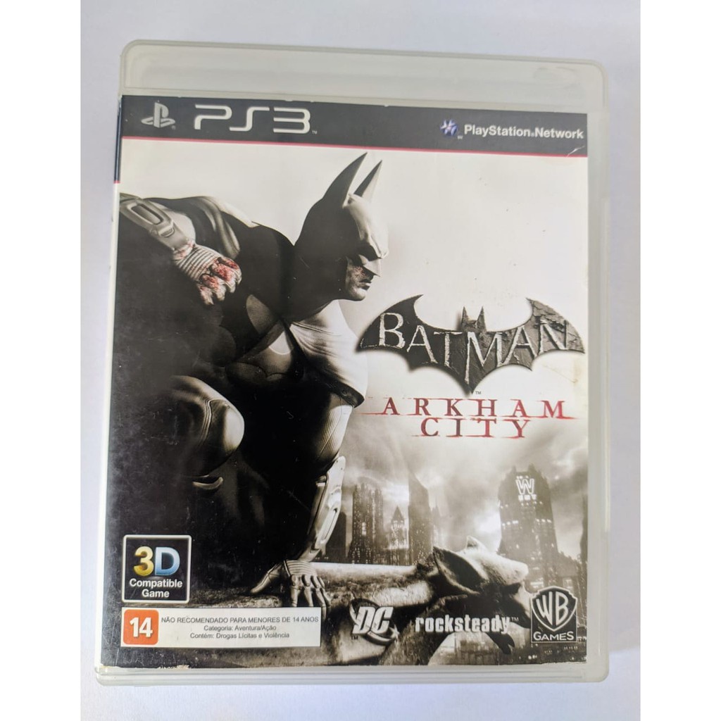 Batman Arkham City Mídia Física Original Ps3 - Envio Imediato | Shopee ...