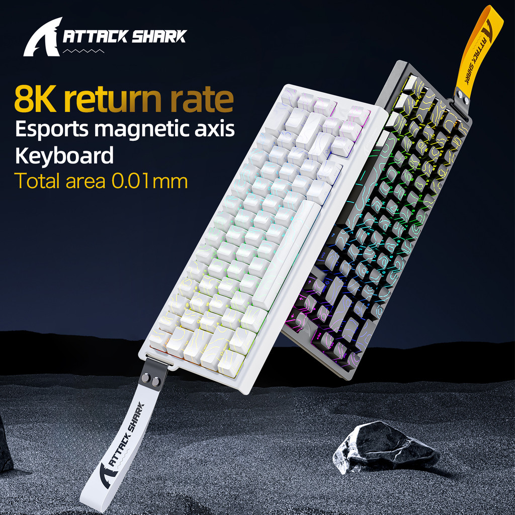 Ataque SHARK X68HE AK820 Teclado Magnético Para Jogos Mecânico Com Fio ...