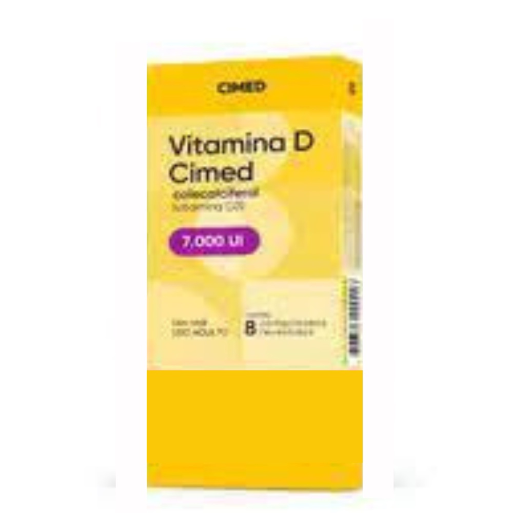 Vitamina D 7.000UI 8 Comprimidos Revestidos Cimed | Shopee Brasil