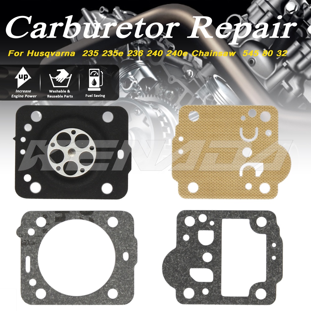 Kits De Reparo De Carburador Para Husqvarna 235 235e 236 240 240e ...