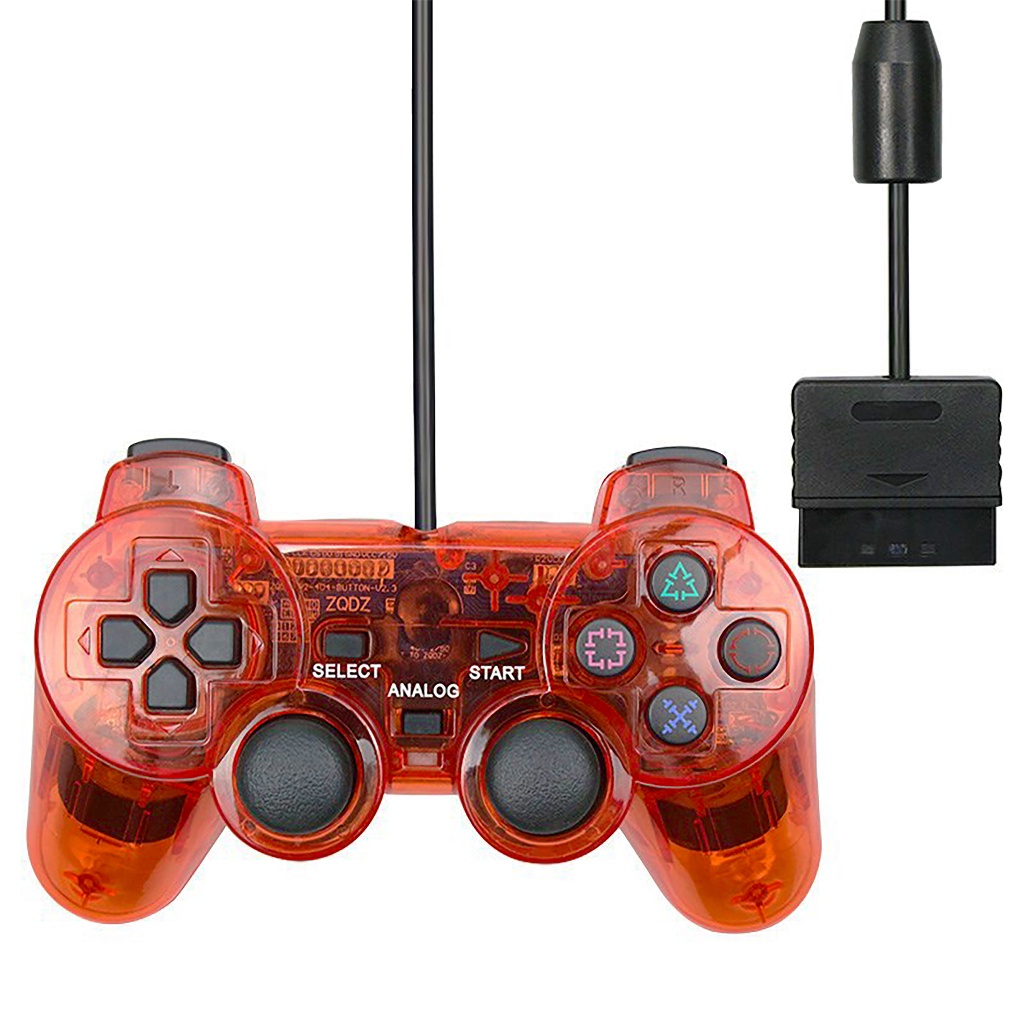 Controle PS2 Doubleshock 2 c/Fio Analógico | Shopee Brasil