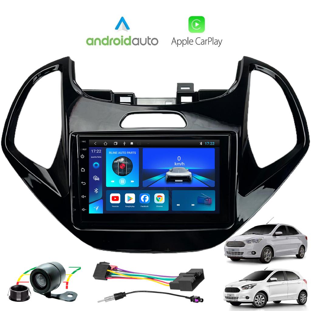Kit Central Multimidia Android Ford KA 2014 a 2018 Black Piano | Shopee ...