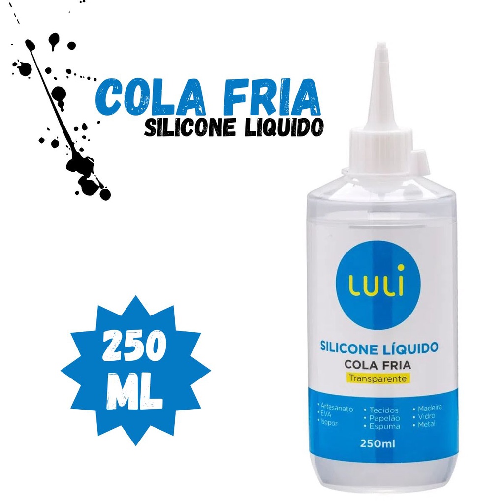 Cola de Silicone Liquido Luli 250ml | Shopee Brasil