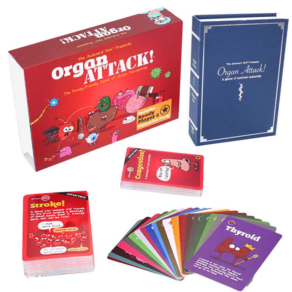 Organ Attack Card Game Board Family Game - Original New Dispatch Kids ...