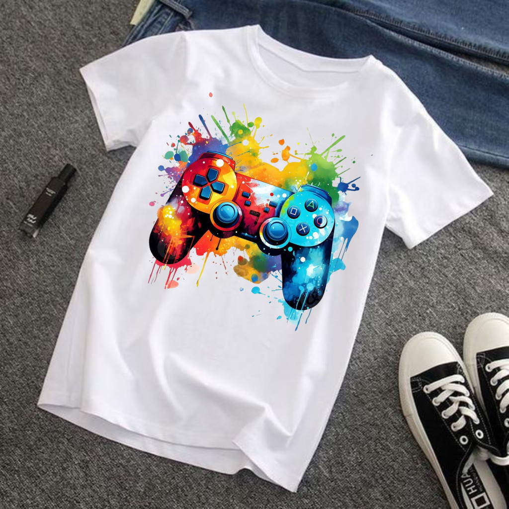 CAMISETA INFANTIL JUVENIL VARIOS MODELOS GAMER CONTROLE PLAY BLUSA ...