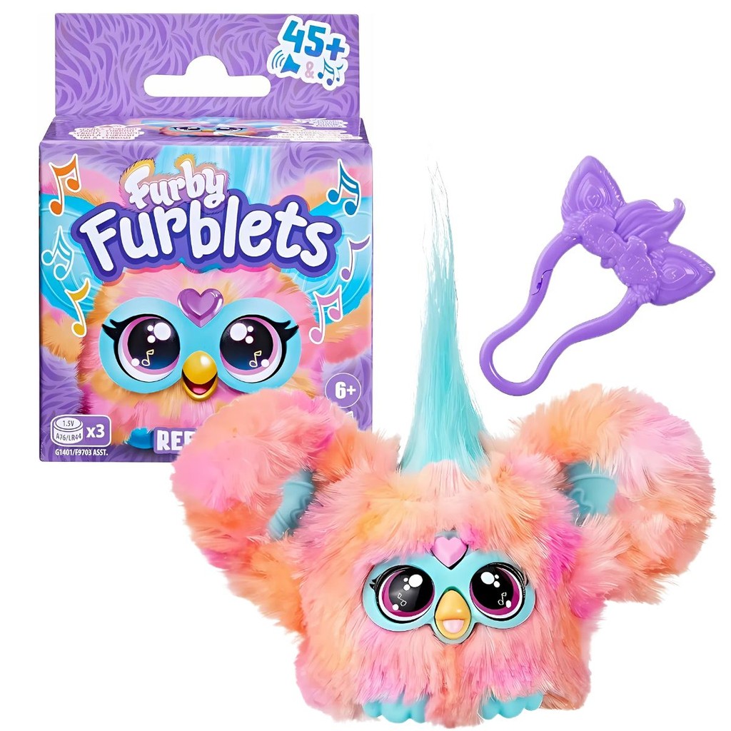 Mini Furby Furblets Ree Mix Pelúcia Interativa F97035 - Hasbro | Shopee ...
