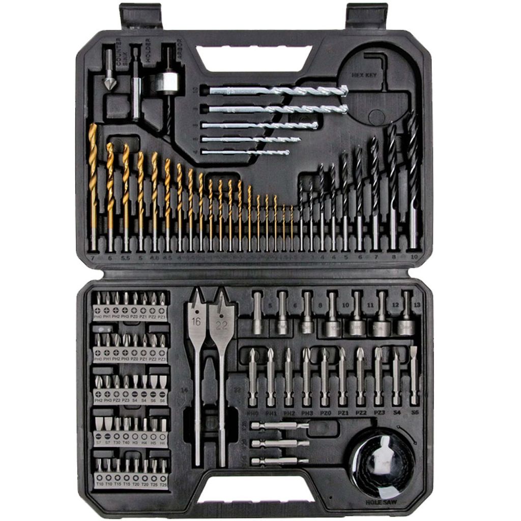 Kit de Ferramentas para Parafusadeira 103 Peças Bosch 2608594070-000 ...