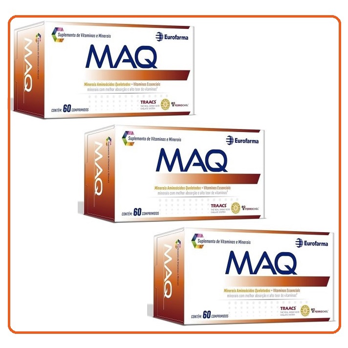 Kit 3 Suplemento Alimentar Maq C/60 Comprimidos - Eurofarma | Shopee Brasil