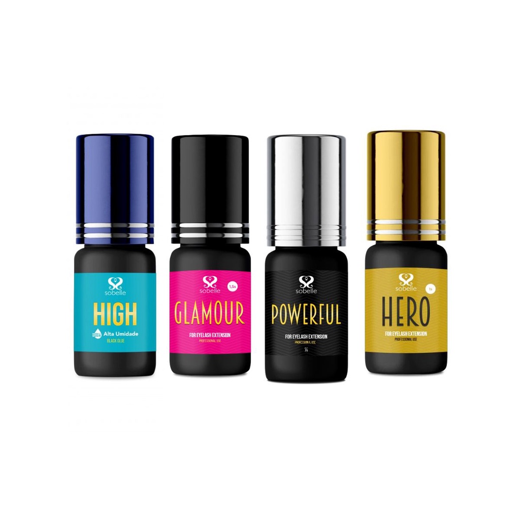 Cola Para Alongamento De Cílios Sobelle Macy 3ml Modelos | Shopee Brasil