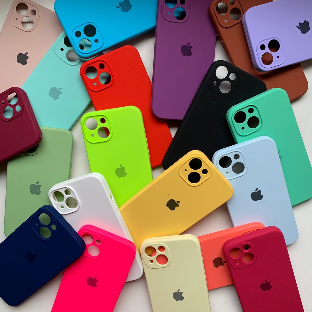 Case Capinha Para iPhone 15 Câmera Fechada Silicone Aveudada Protetora ...