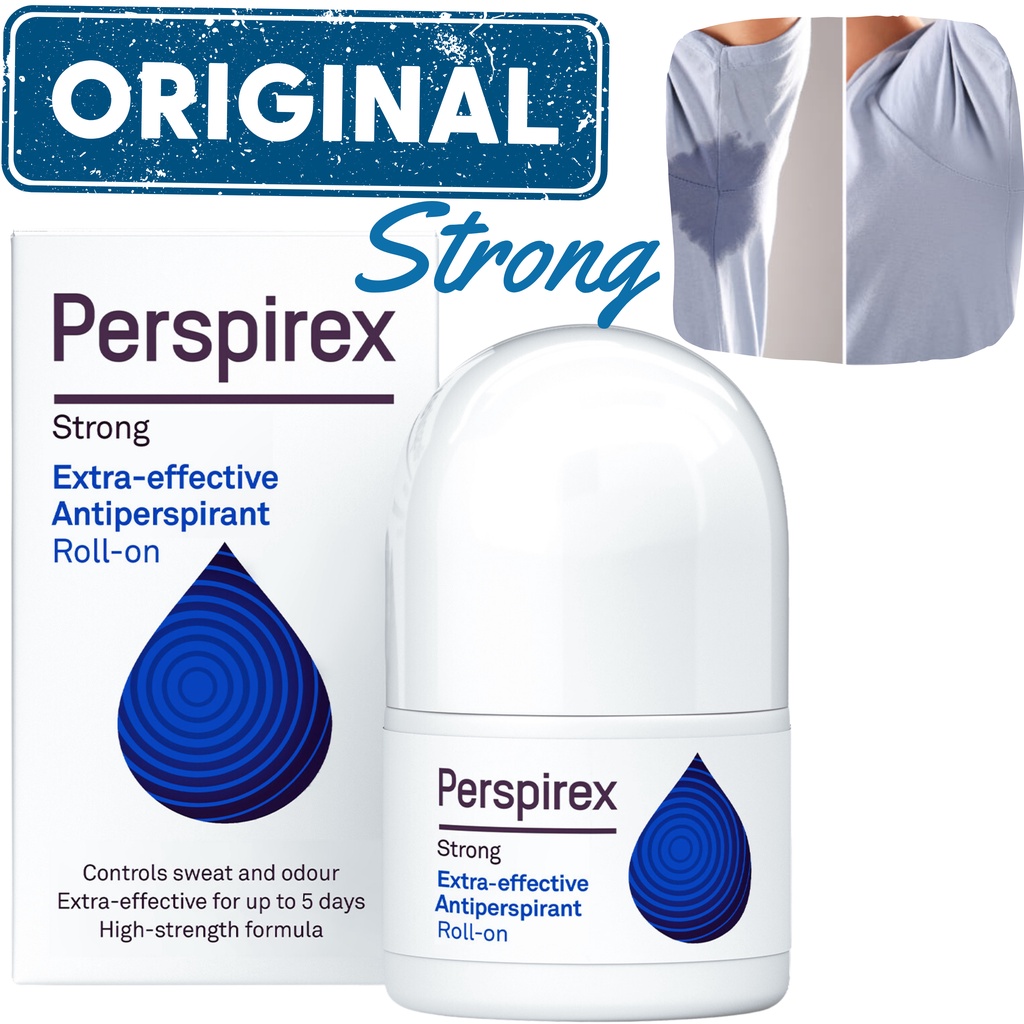 Perspirex Strong Desodorante Antitranspirante Roll On 20ml | Shopee Brasil