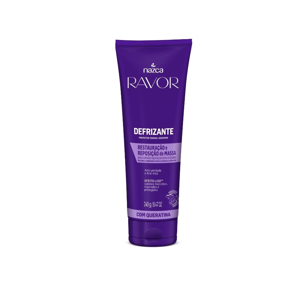 Defrizante Nazca Ravor Restauração E Reposição De Massa 240ml | Shopee ...