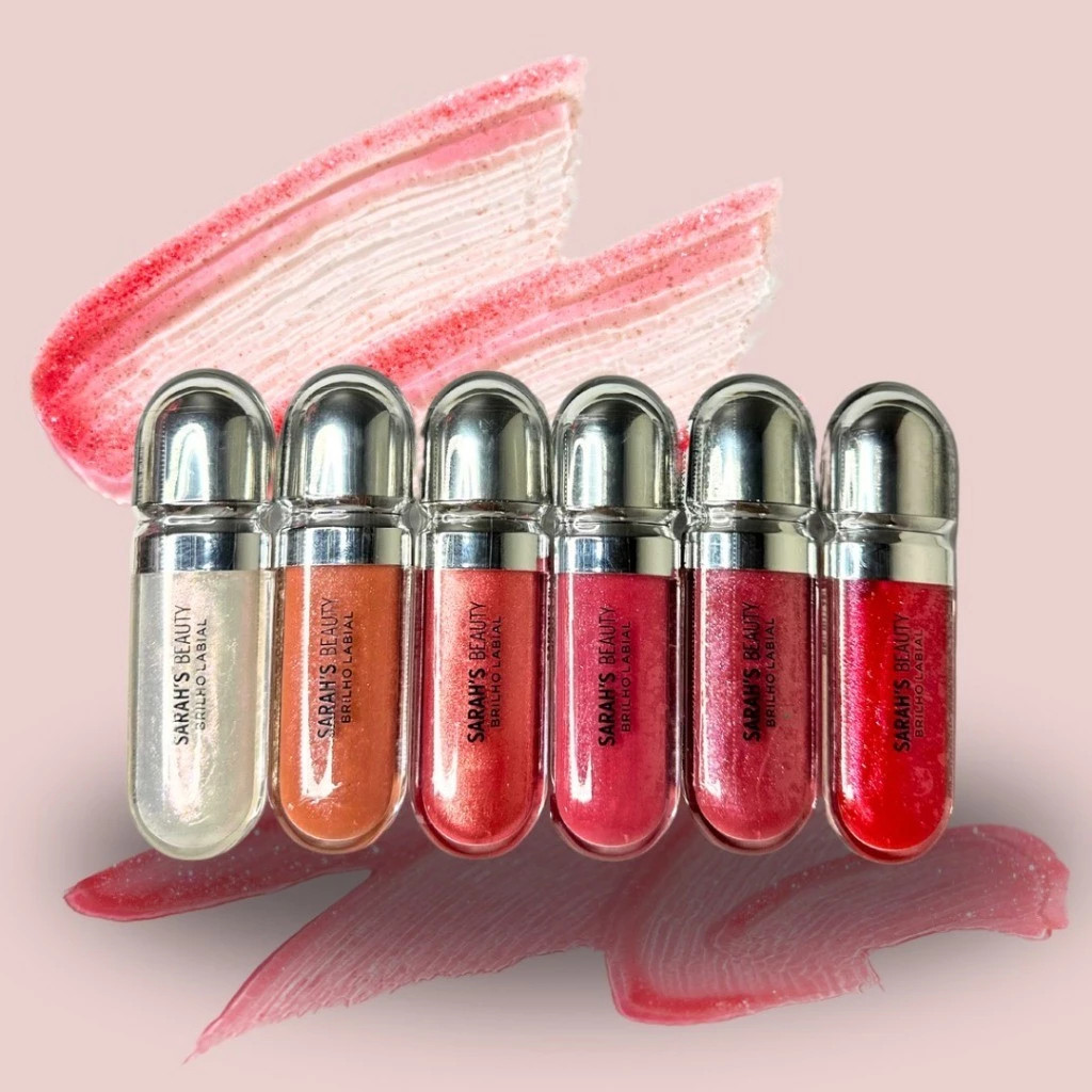 KIT 2 Gloss Labial Sara Sarah's Beauty brilho intenso o melhor - Livre ...