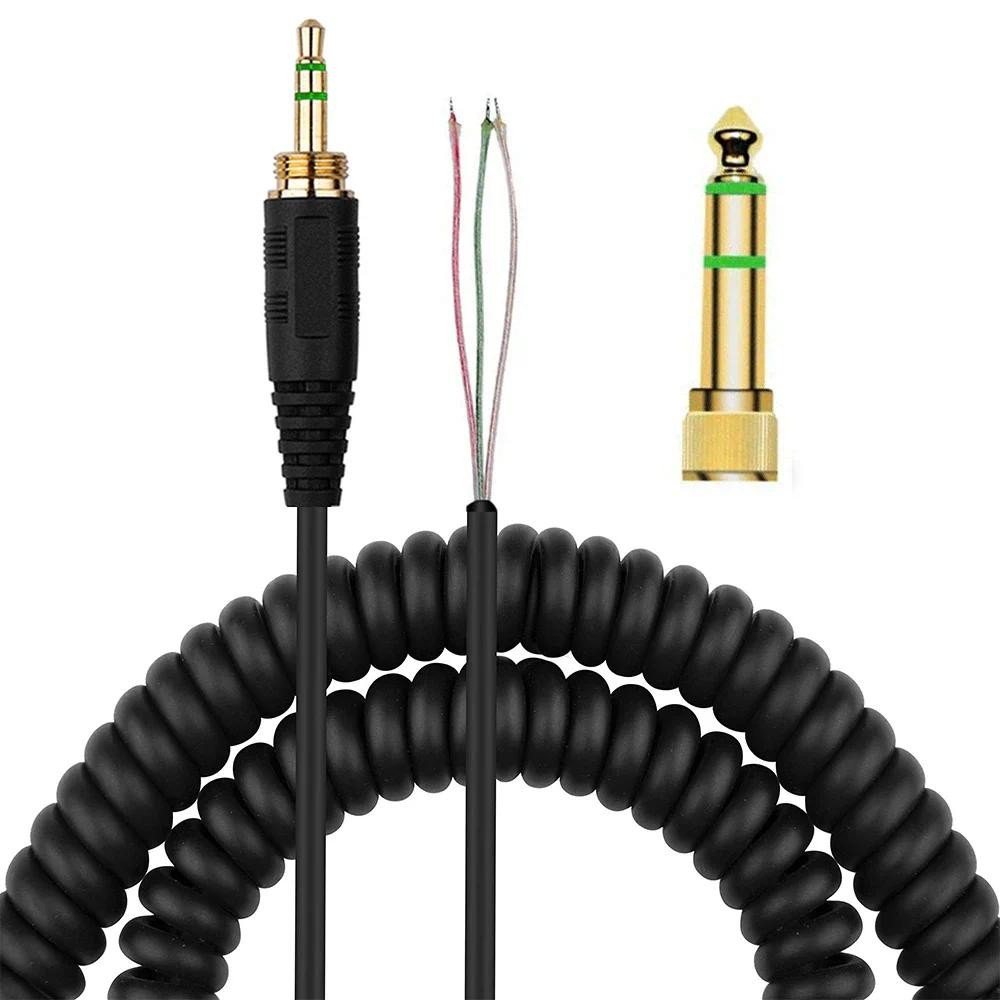Cabo Enrolado De Mola De Extensão De Substituição De 6.35 Mm Para Fone ...