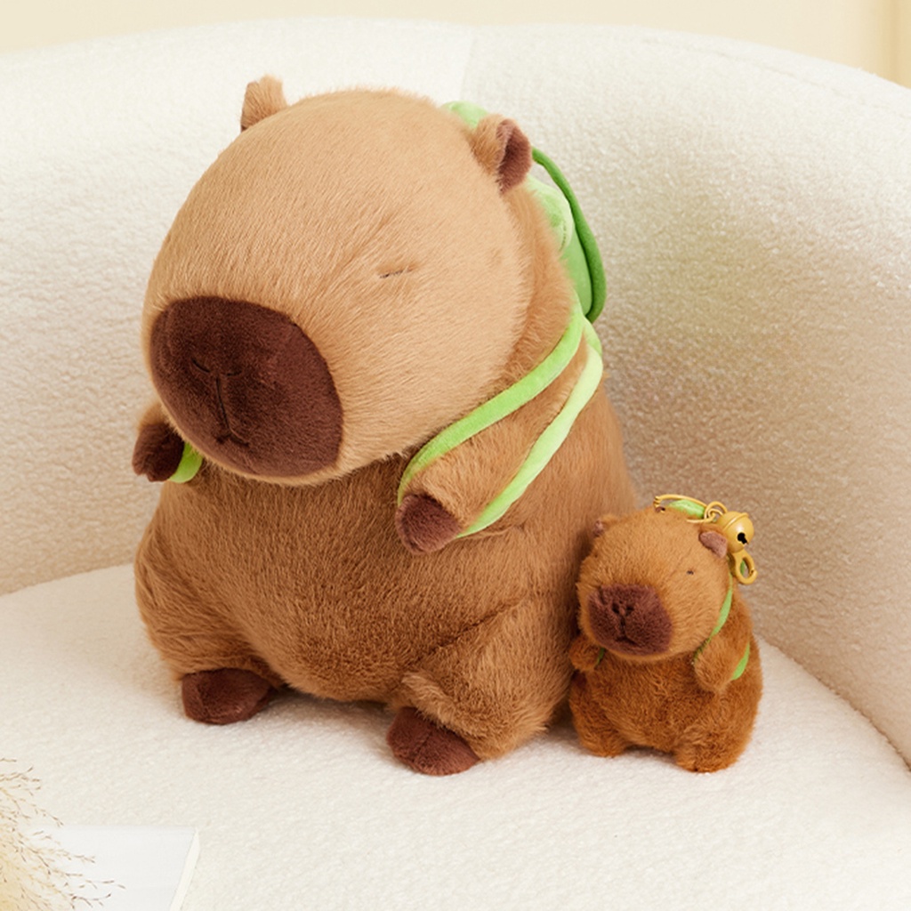 Capivara Filó de Pelúcia 10cm Fofinha Marrom Antialérgica | Shopee Brasil