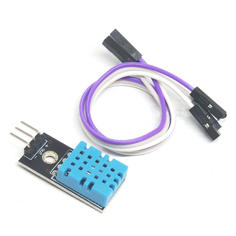 DHT11 Módulo Sensor De Temperatura E Umidade Relativa Com Cabo Para O Kit Arduino Diy | Shopee ...