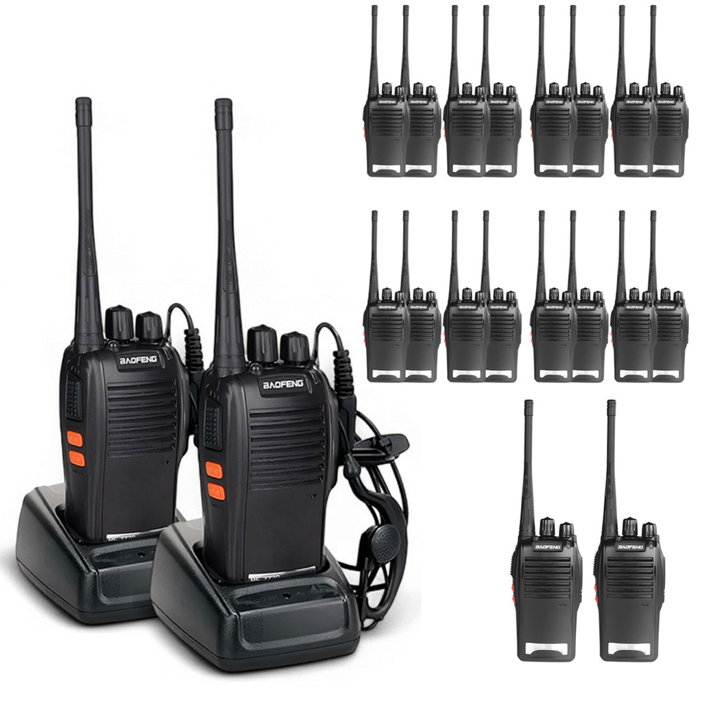 Kit 20 Rádios Comunicadores Baofeng BF-777S Walkie Talkie 16 Canais com ...