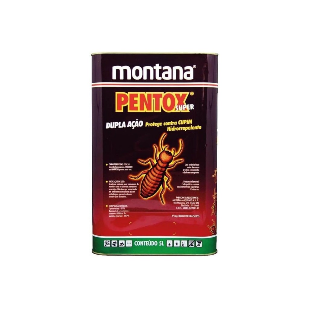 Mata Cupim Pentox Super Dupla Ação Hidrorrepelente E Anti Cupim 5 ...