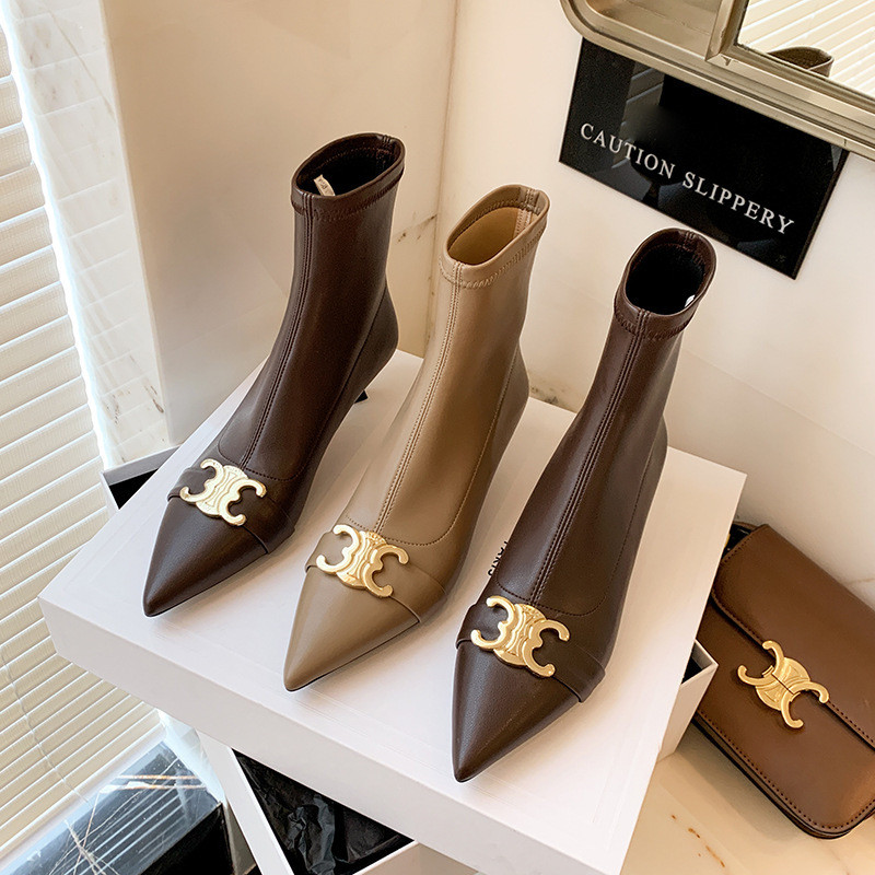 2025 Outono Inverno Nova Moda Botas Martin Versáteis de Couro Genuine ...