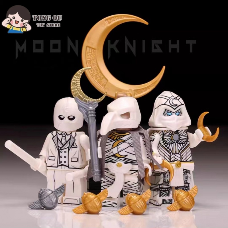 Minifiguras Super-Herói Minifiguras Moonlight Knight Moon God Kongsu ...