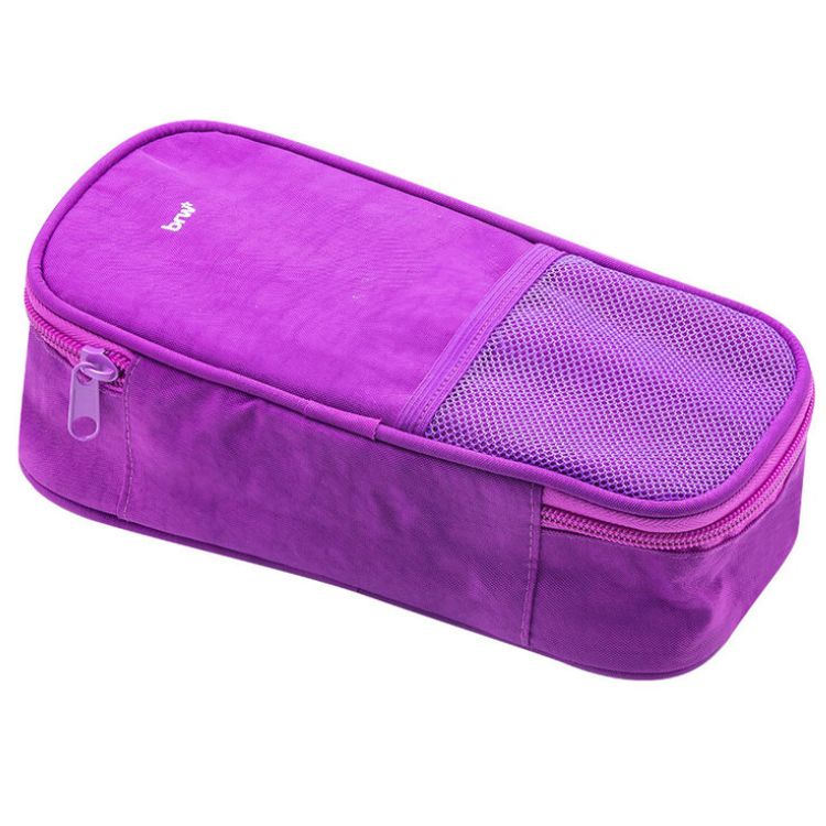 Estojo Nylon P/50 Canetas Roxo BRW | Shopee Brasil