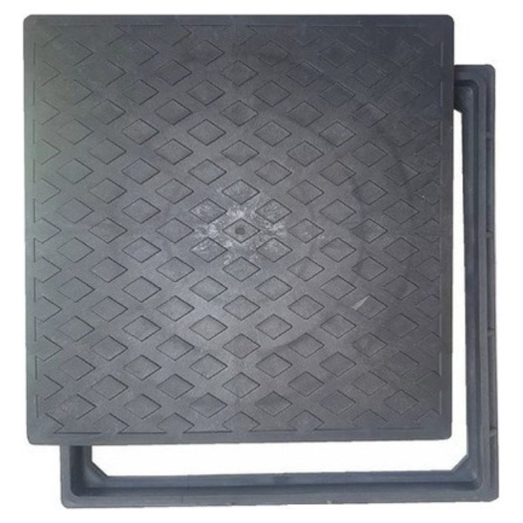 Tampa de Esgoto Cisterna PVC 60X60cm Bueiro Caixa Passagem Quadrada ...