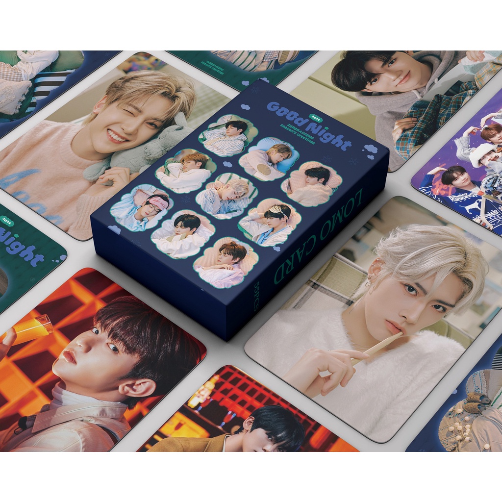 55pcs/box ZB1 Lomo Cards Album GOOD NIGHT 2024 season's greetings MELTING POINT Photocards ...