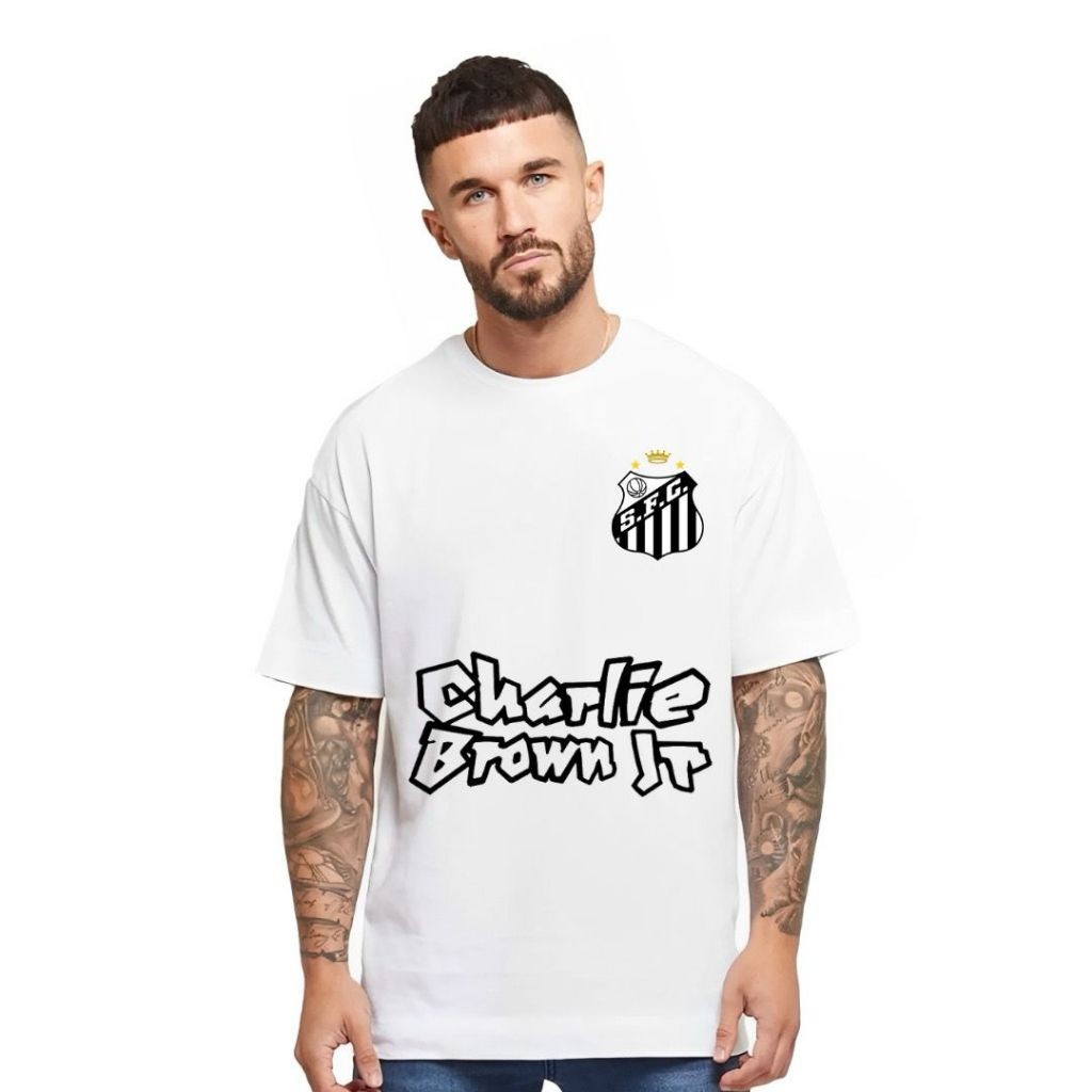 Camiseta Santos Charlie Brown Jr Dry Fit | Shopee Brasil