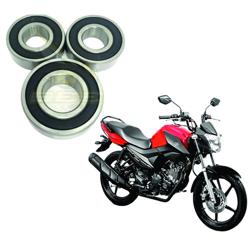 KIT ROLAMENTO RODA TRASEIRA YAMAHA FACTOR 150 2016 2017 2018 2019 2020 ...
