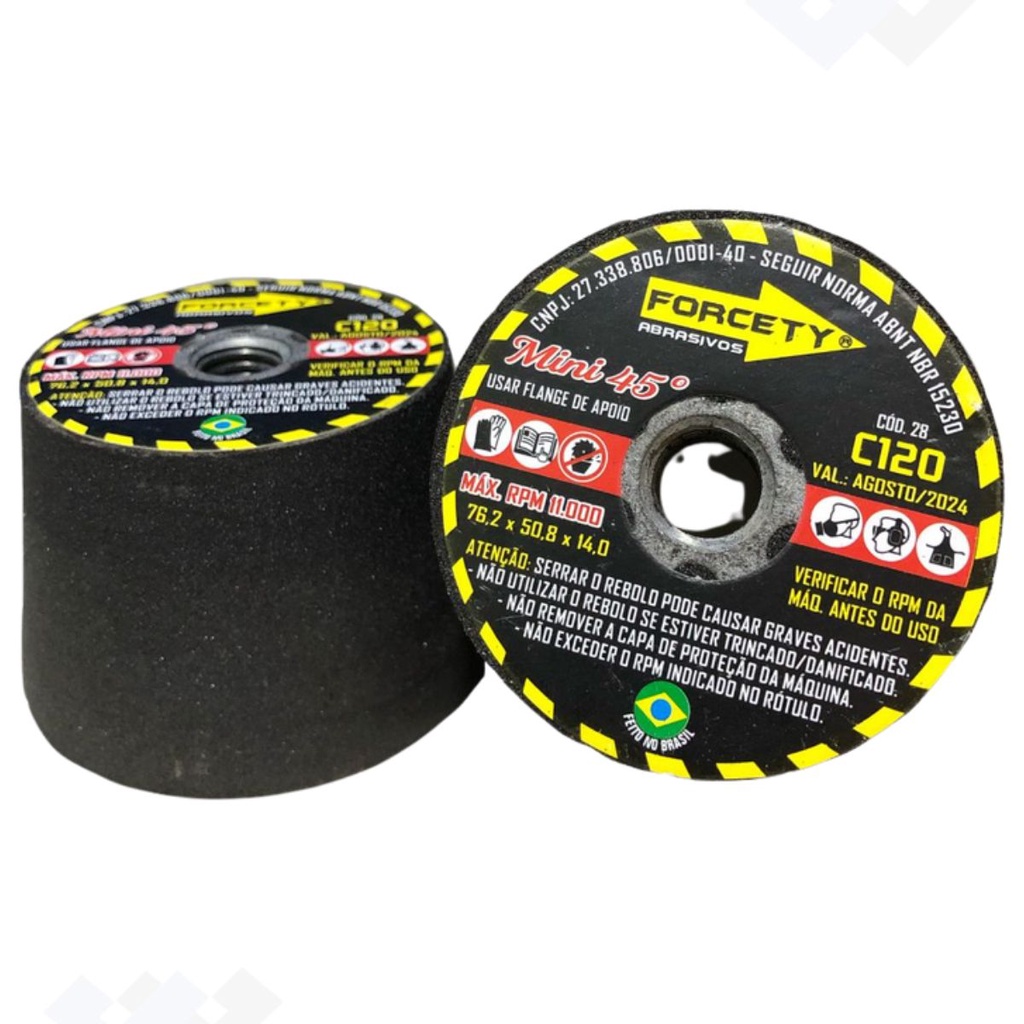 Rebolo Copo Cônico 3 Polegadas C 120 Porcelanato Marmoraria | Shopee Brasil