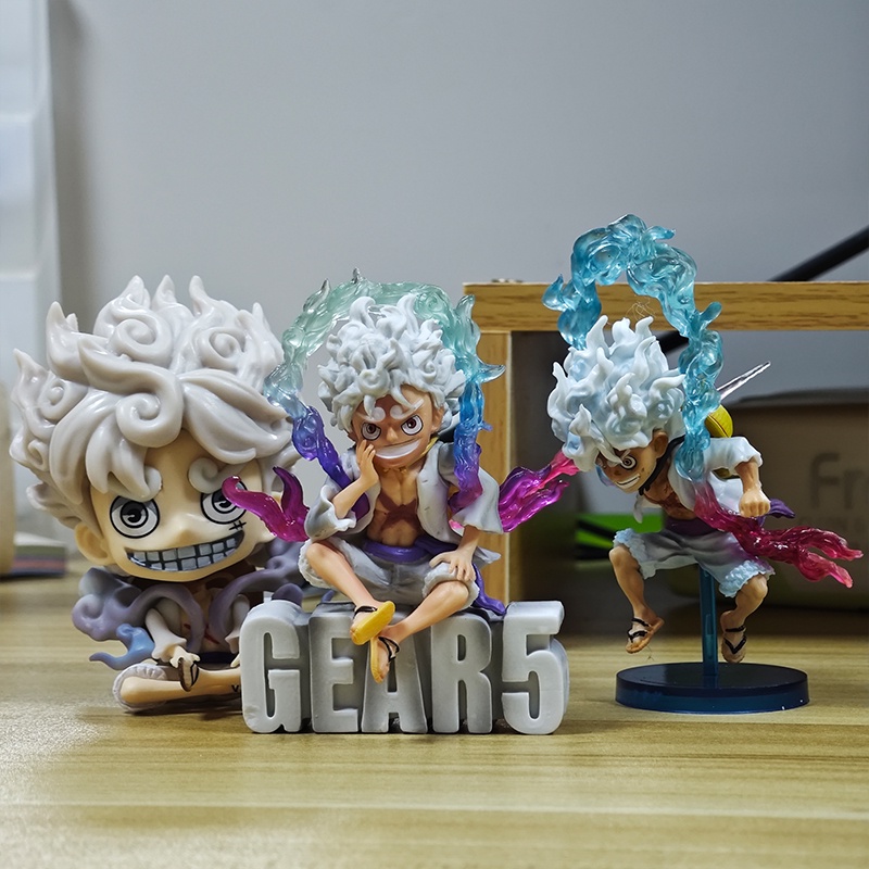 One Piece Macaco D Luffy Figuras Equipamento 5 Nika Sun Deus Boa ...