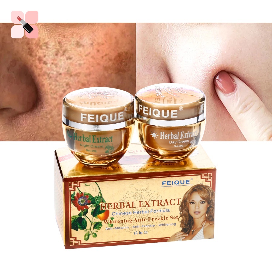 FEIQUE 2em1 Extrato De Ervas Creme Branqueador De Sardas , Cformula ...