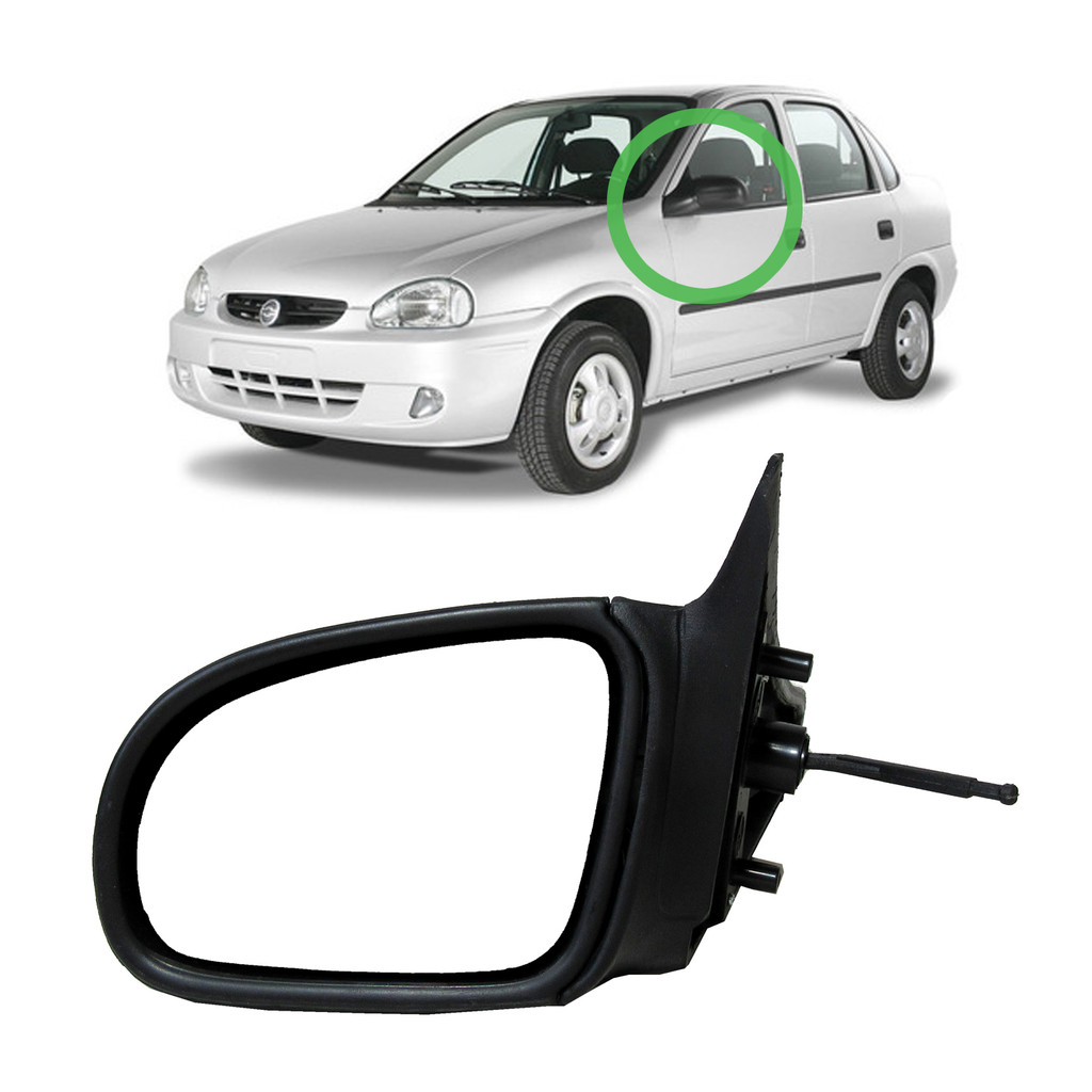 Retrovisor Corsa Classic 1993 1994 1995 1996 1997 1998 1999 2000 2001 2002 Com Controle | Shopee ...