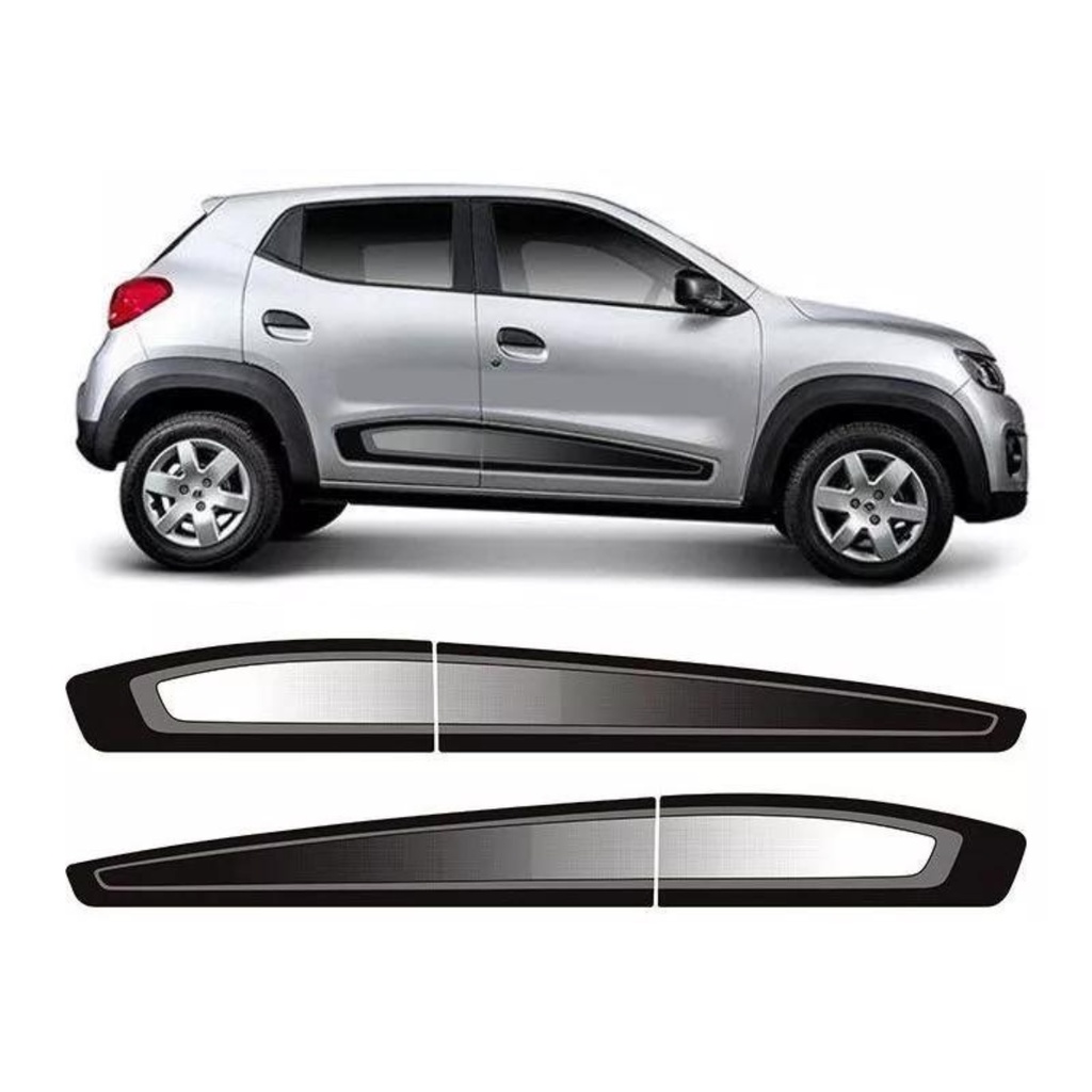 Adesivo Renault Kwid Faixa Lateral Intense 2017 2018 2019 2020 2021 ...