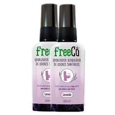 Kit com 2 Odorizadores Sanitarios Lavanda 60 ml FreeCo | Shopee Brasil