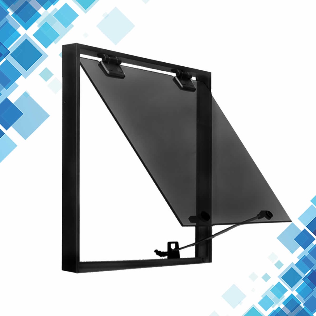 JANELA MAXIM-AR VIDRO FUMÊ TEMPERADO 60X60 ALUMINIO PRETO | Shopee Brasil