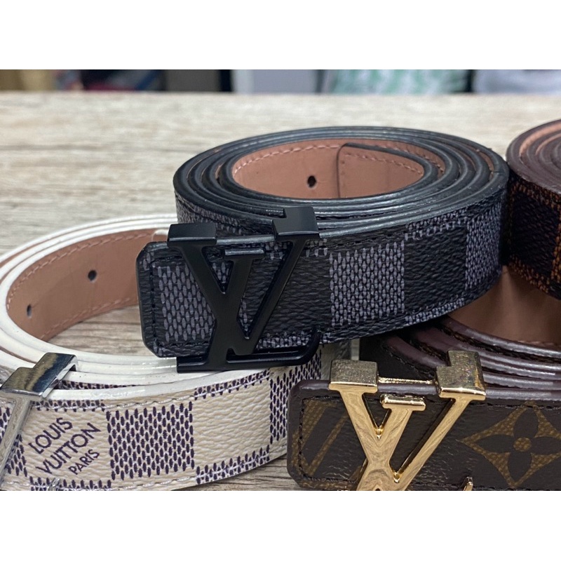 Cintos femininos de grife couro (LLVV) | Shopee Brasil