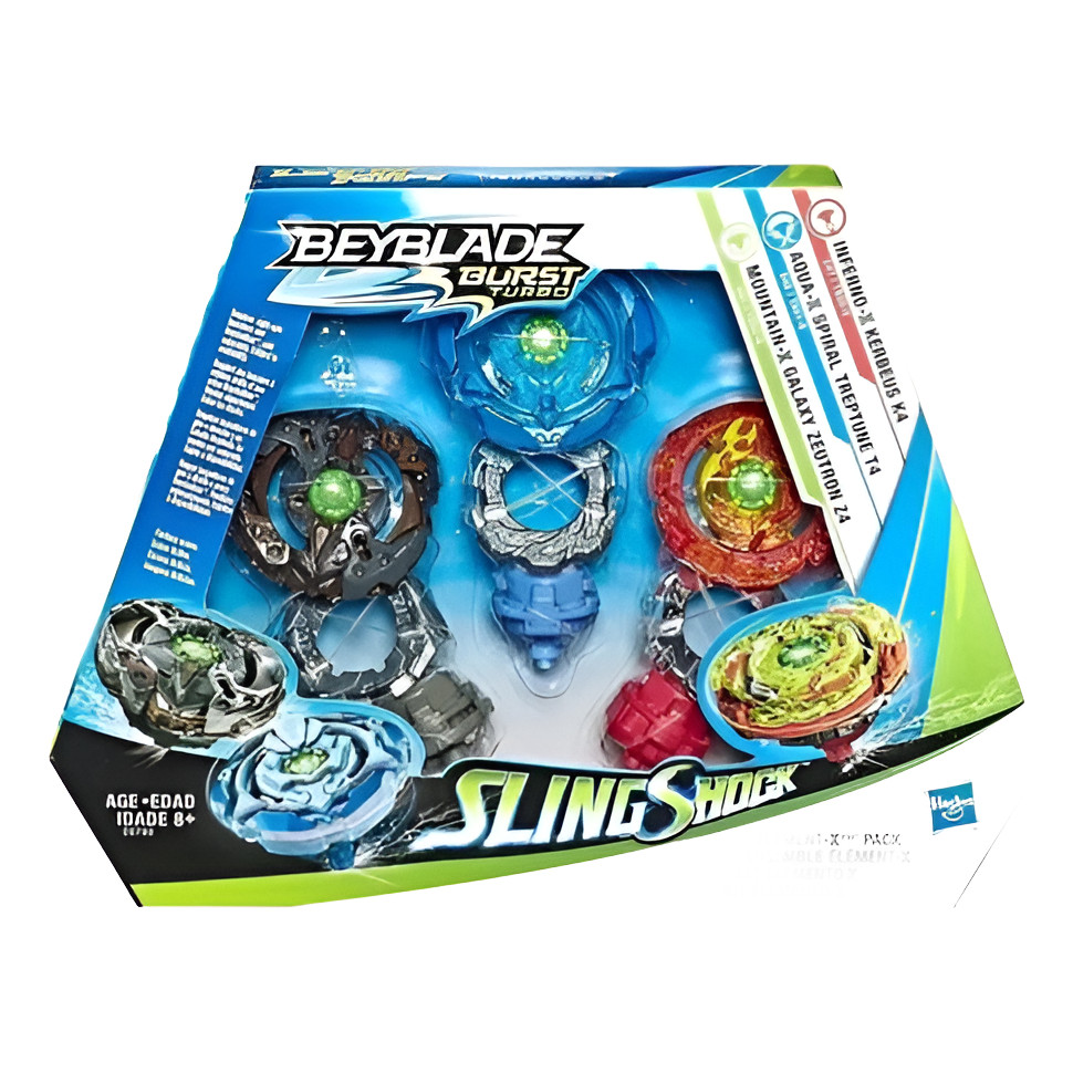 Pião Beyblade Burst Turbo Element X Hasbro | Shopee Brasil