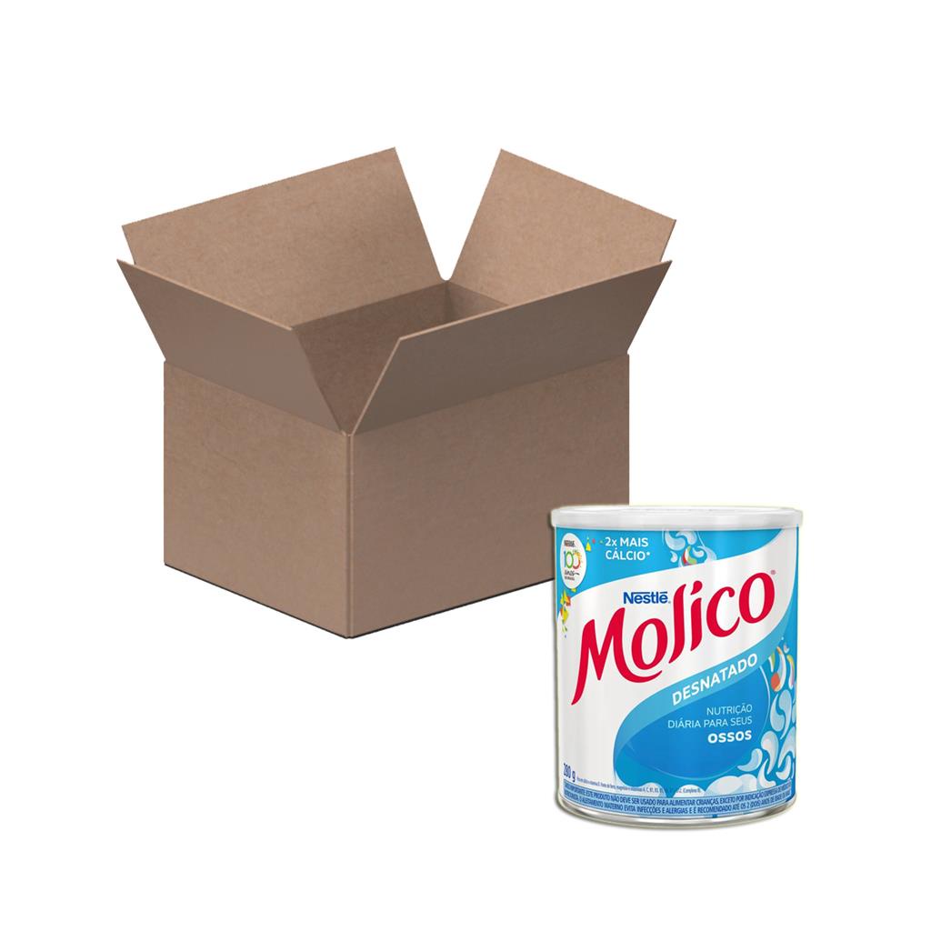 Leite Em Po Nestle Molico Desnatado 280 gr Kit 12 | Shopee Brasil